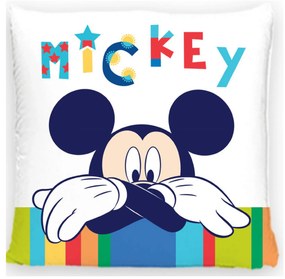 Carbotex DĚTSKÝ DEKORAČNÍ POLŠTÁŘ MICKEY 40X40 CM VZOROVANÁ