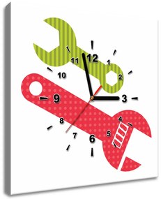 Gario Obraz s hodinami Klíče Rozměry: 40 x 40 cm