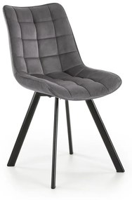 Jídelní židle Jordan, šedá / černá