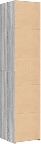 Skříň highboard šedá sonoma 40 x 42,5 x 185 cm kompozitní dřevo 3281404