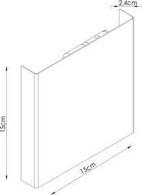 Sollux Lighting Nástěnné svítidlo VANTA béžové