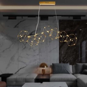 LED Solution Zlaté závěsné LED svítidlo designové 102cm 28W 15339