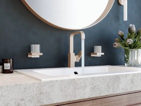 Hansgrohe Metropol, umyvadlová baterie 230 s výpustí Push-Open, kartáčovaný bronz, 32511140