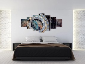 Obraz - Orloj, Praha (210x100 cm)