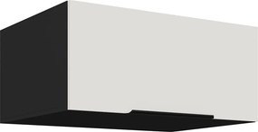 ARIA wb | horní skříňka 80 NAGU-36 1F výklopná | 80 cm | HLUBOKÁ | ANTI FINGERPRINT povrch | černá/bílá