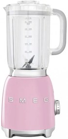 Stolní mixér Smeg 50's style BLF01PKEU / 800 W / 1,5 l / pastelově růžová