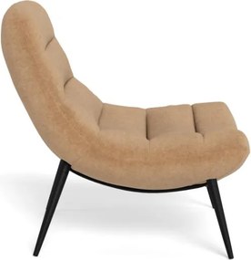 Lounge křeslo Milford světle hnědé