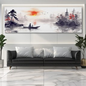 Obraz na plátně - Převozník Takuya FeelHappy.cz Velikost obrazu: 240 x 80 cm