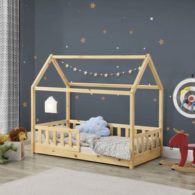 InternetovaZahrada - Dětská postel Marli 80 x 160 cm - přírodní