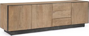 BIZZOTTO TV stolek HAROLD hnědý 180x44 cm 0747452