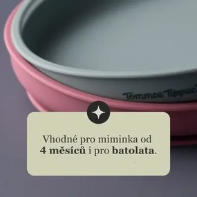 Tommee Tippee Silikonový talíř s přísavkou zelená