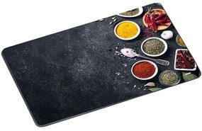 Skleněné krájecí prkénko SPICES 29,5x19 cm černé