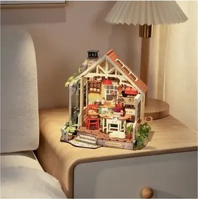 ROBOTIME 3D dřevěné puzzle Rolife DIY House: Venkovská kuchyně / LED o