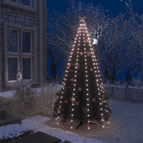 vidaXL Světelná síť na vánoční stromek 250 ch LED diod 250 cm [328885] Barva: Teplá bílá