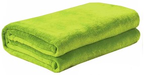 Textylia Deka / přehoz kvalitní z mikrovlákna 200x220cm různé barvy Barva: Zelená