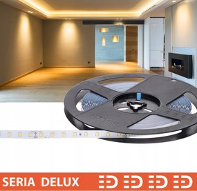 Led pásek Delux 24V 80LED 3000K 2200lm 17W/m SMD2835 Ra80