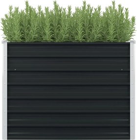 vidaXL Vyvýšený zahradní záhon 100x100x77 cm pozinkovaná ocel [45725] Barva: Zelená