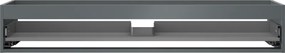 Mexen Box-A, závěsná skříňka, 140 cm, 1 zásuvka, grafitová matná, 91AX0-1400-235-1-66