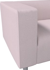 Potah na pohovku IKEA  Klippan 2-místná barva růžová látka pletený vzor