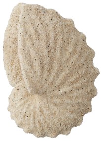 Dekorace ve tvaru mušle SERAFINA, béžová, 9 x 4,5 x 6 cm