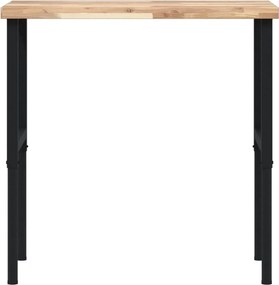 Pracovní stůl 100x60x(73–99,5) cm masivní akácie obdélníkový 3309691