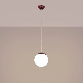 Sollux Lighting Závěsné svítidlo UGO 20 bordó