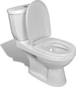 vidaXL Záchodová mísa s nádržkou [240550] Barva: Bílá