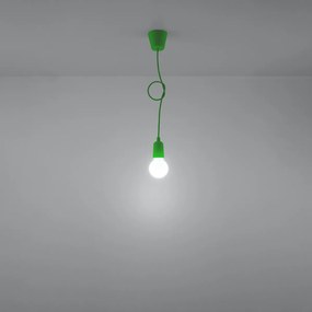Sollux Lighting Závěsné svítidlo DIEGO 1 zelené