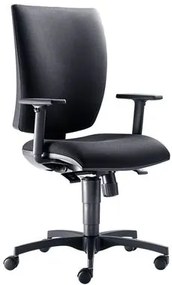 LD SEATING - Kancelářská  židle LYRA 207-SY - černá (rychlá dodávka)