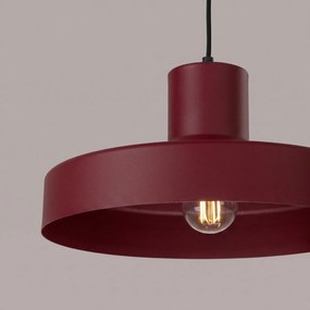 Sollux Lighting Závěsné svítidlo BILO bordó