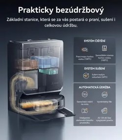 Narwal Flow 2 - AI robotický vysavač s pásovým mopem a samočistící sta