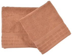 Praktik Ručník a osuška RINGO 450 g/m2  Ručník RINGO 50x100 cm oříškový