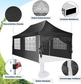 Zahradní nůžkový pavilon Allabama 3x6m modrý nebo bílý