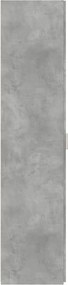 Skříň highboard betonově šedá 30x42,5x185 cm kompozitní dřevo 3281395