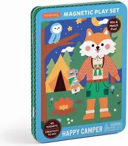 Mudpuppy Magnetická sada Šťastný táborník 45ks / od 4 let