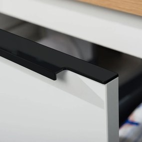 Mereo Mereo, Mailo, koupelnová skříňka 81 cm, černé madlo, Multidecor, CN591SBOPT2
