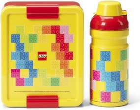 Dětský svačinový box s lahví Brick – LEGO®