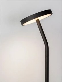 LED černá stojací lampa Logos