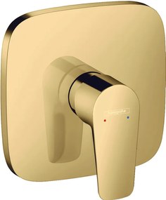 Hansgrohe Talis E, sprchová baterie pod omítku 1-výstupová, zlatá lesklá, 71765990