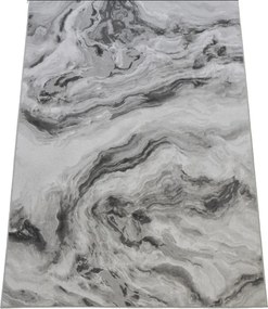 BE Koberec Accra 6506 Grey - šedý obdélníkový Rozměr: 60x100 cm