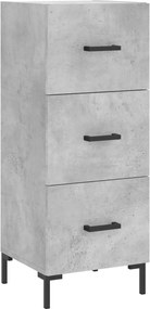 Skříň highboard betonově šedá 34,5x34x180 cm kompozitní dřevo 3200197
