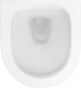 Rea CARLO mini - rimless závěsná WC mísa 49x37 s pomalu-padajícím sedátkem, bílá, REA-C2760