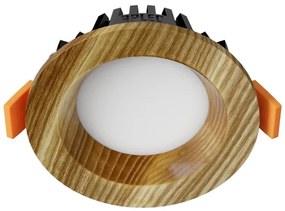 APLED - LED Podhledové RONDO WOODLINE LED/3W/230V 3000K pr. 9 cm jasan masiv