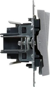 Legrand SUNO vypínač č.6+6 schodišťový hliník 721308