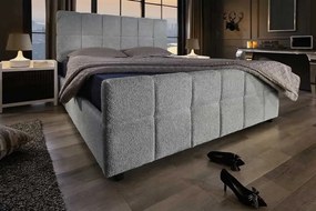 Designová postel Viola 180 x 200 cm šedá