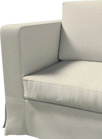 Potah na pohovku IKEA  Karlanda 3-místná nerozkládací, dlouhý barva béžová látka pletený vzor