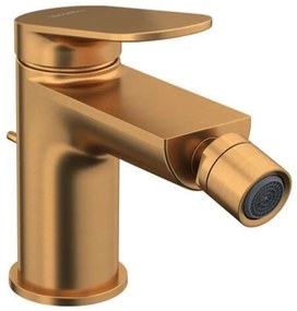 Duravit Wave - Bidetová baterie s výpustí, kartáčovaný bronz WA2400001004