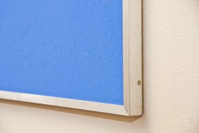 VYLEN Pěnové nástěnky s hliníkovým rámem 100 x 50 cm Barva: 50 Modrá
