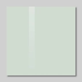 Bílá satinová skleněná magnetická tabule domácí Smatab® - 40 × 60 cm