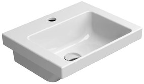 GSI NORM keramické umyvadlo 42 x 34 cm bez přepadu Extra Glaze bílá 8685111